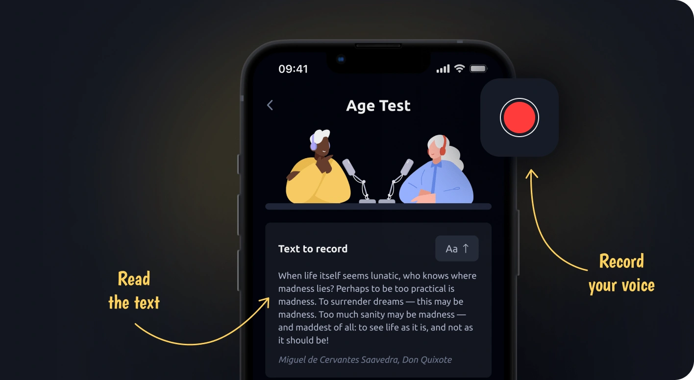 How old does your voice sound? Use our test to find out!