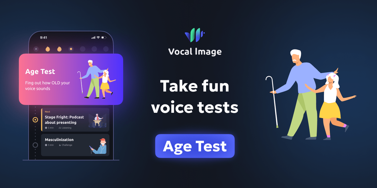 How old does your voice sound? Use our test to find out!